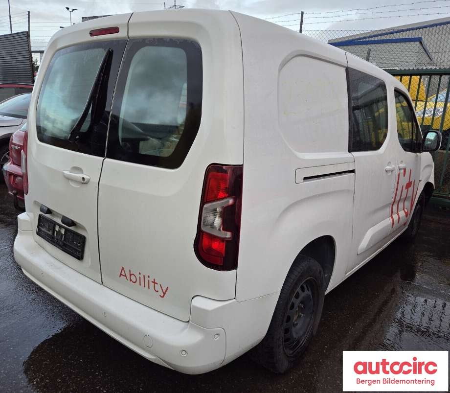 Peugeot Partner, 2015-2019 (Type II, Fase 2) delebil, Motorkode: YHY ...