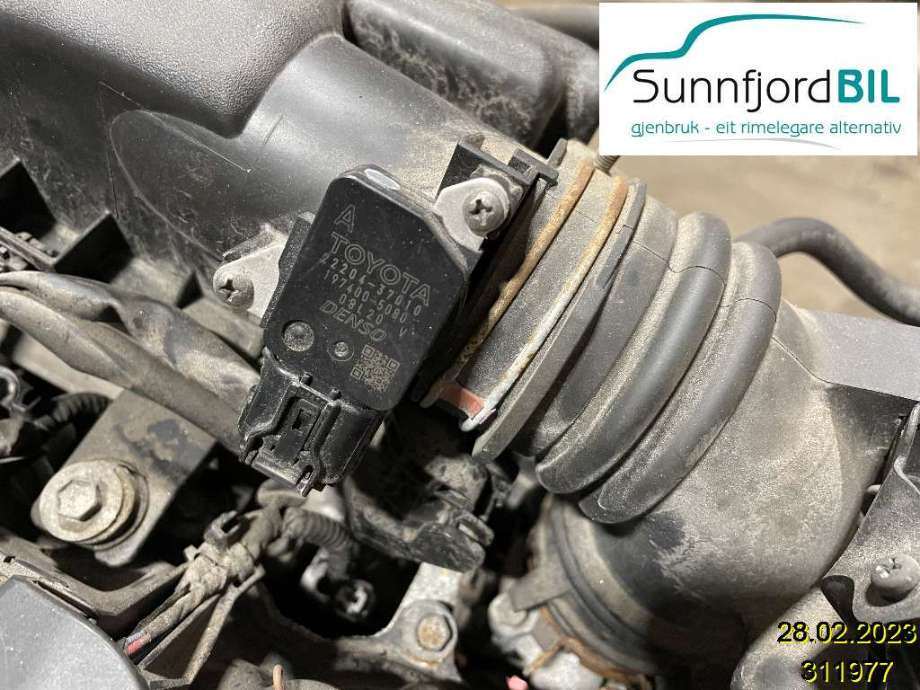 Luftmengde/luftmassemåler til Toyota Yaris, 2006-2009 (Type II, Fase 1 ...