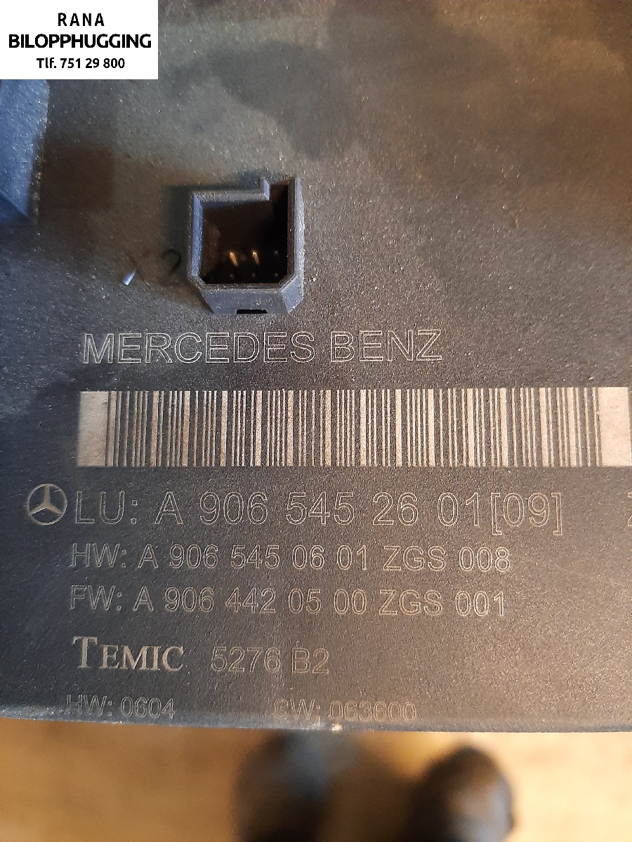 Styreenhet diverse til VW Crafter, 2006-2011 (Type I, Fase 1 ...