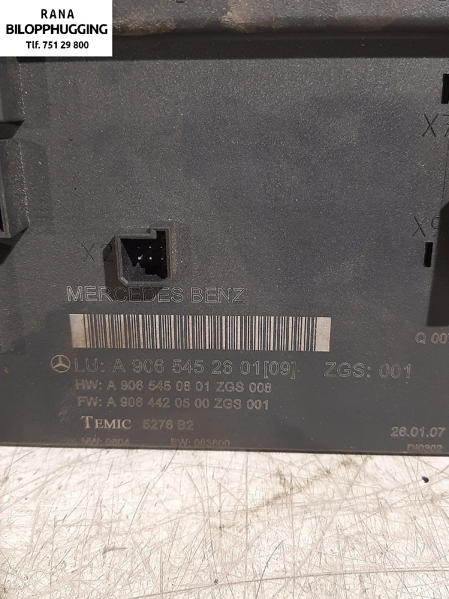 Styreenhet diverse til VW Crafter, 2006-2011 (Type I, Fase 1 ...