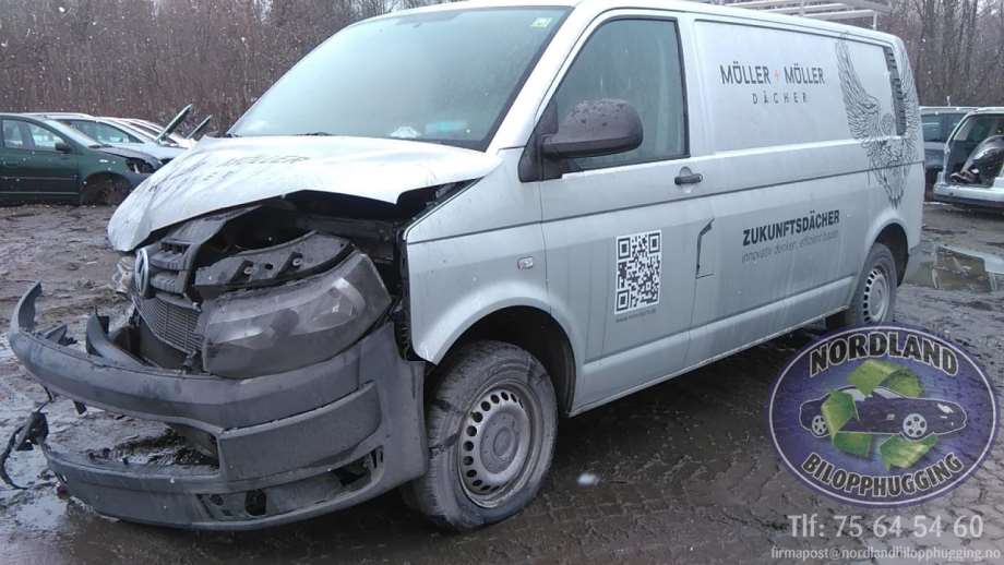 VW Transporter / Caravelle, 2009-2015 (T5, Fase 2)(T5) delebil, Motorkode: CAAC