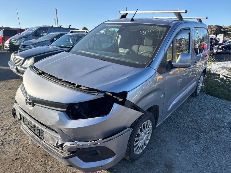 Dør høyre skyvedør til Toyota Proace, 2016->> (Type II) , Motorkode: DV5RC